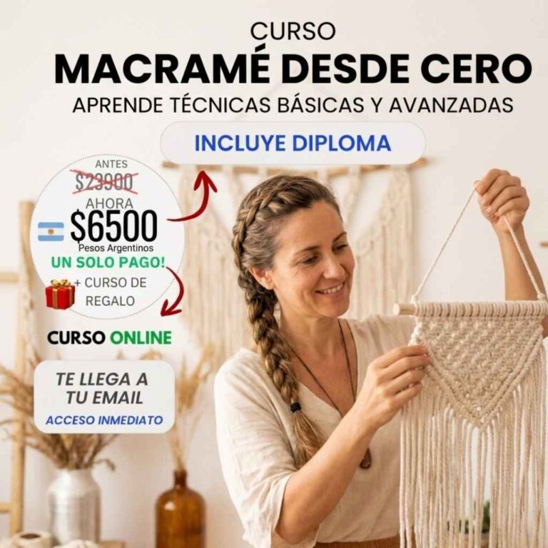 Curso: Aprende Macramé desde Cero: Decoración y Artesanía – Instituto ...